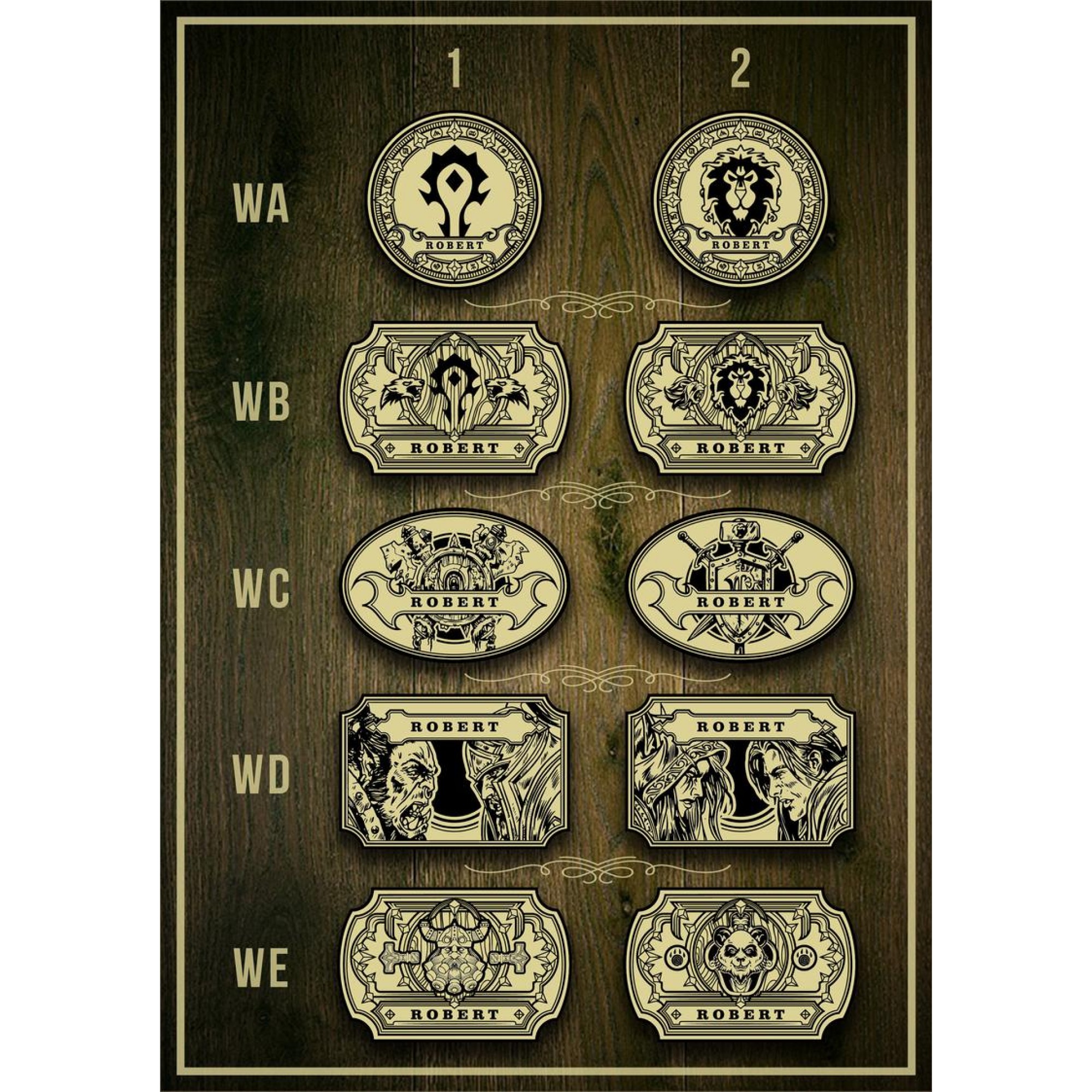 World of Warcraft Personalized Gift, Horde vs Alliance Mug